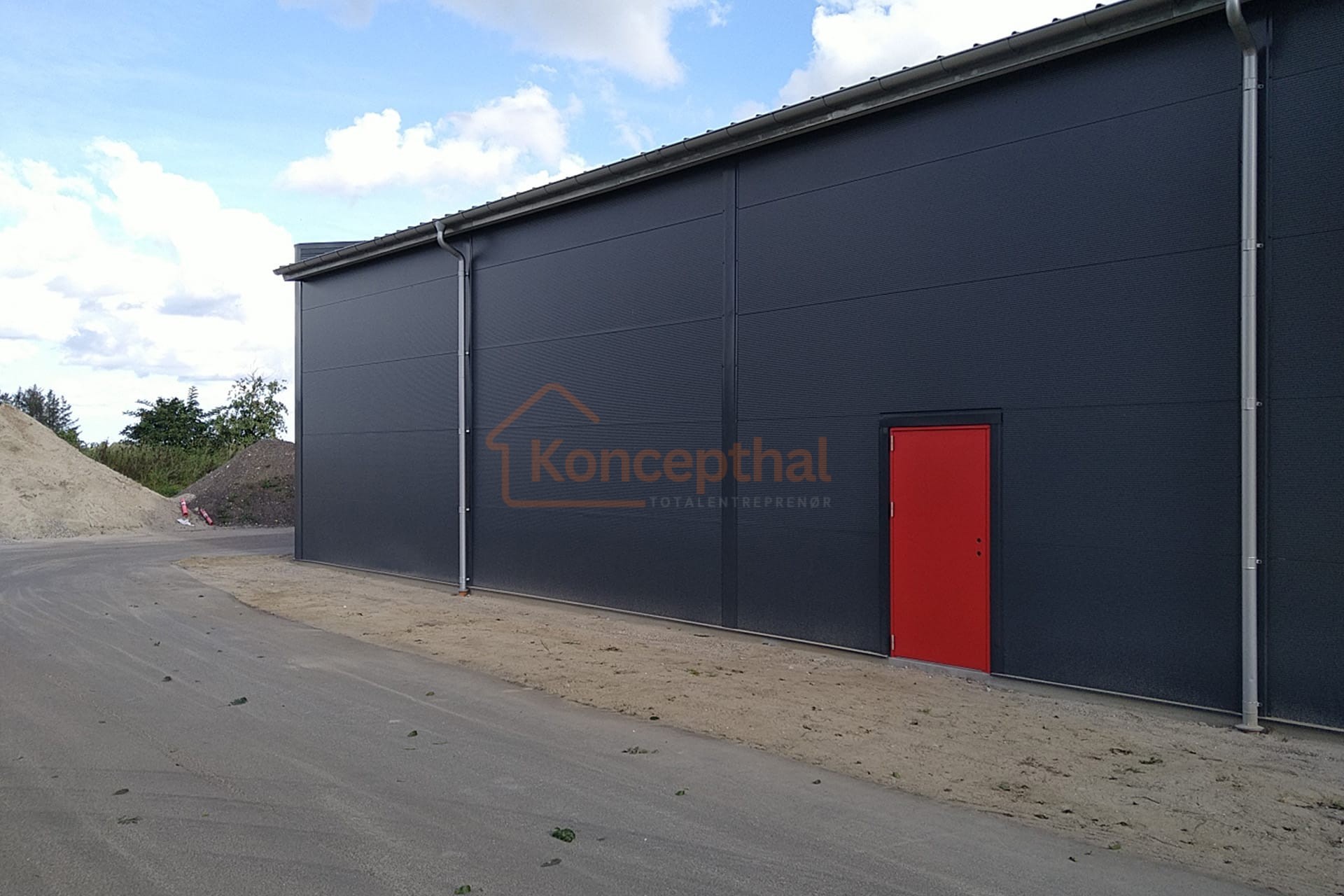 Lagerhal til produktionsudstyr - Koncepthal
